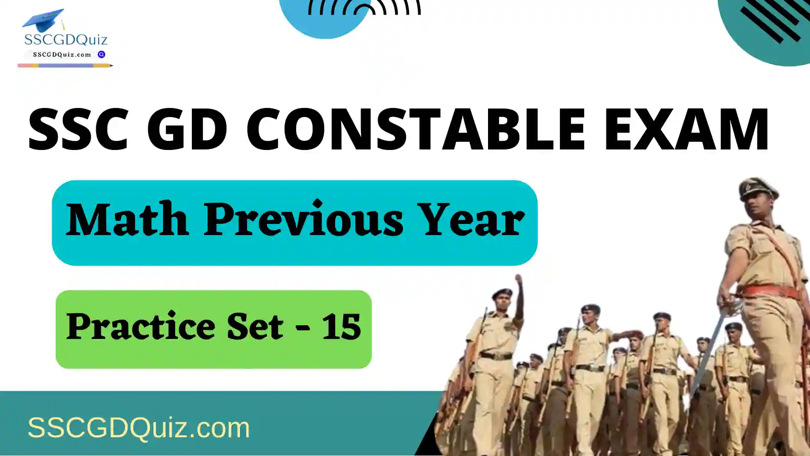 SSC GD Constable 2022 : Previous Year Math Practice Set- 15 [13 Jan ...